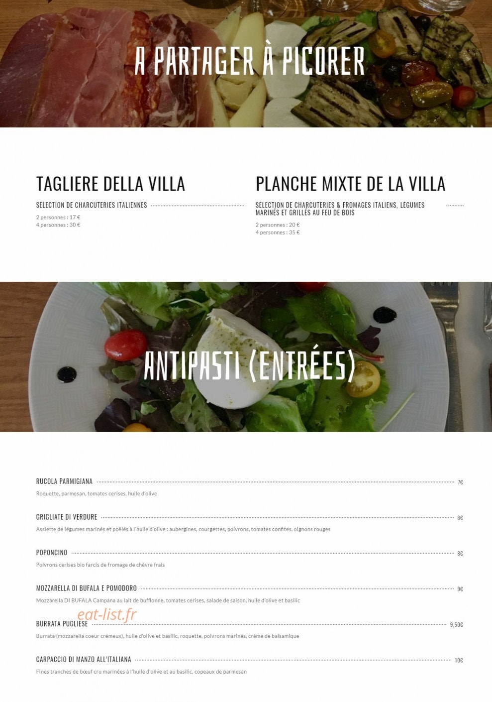 La Villa Florence à Tigery - menu et photos