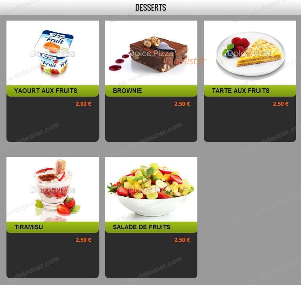 Dolce Pizza à Orsay - menu en ligne