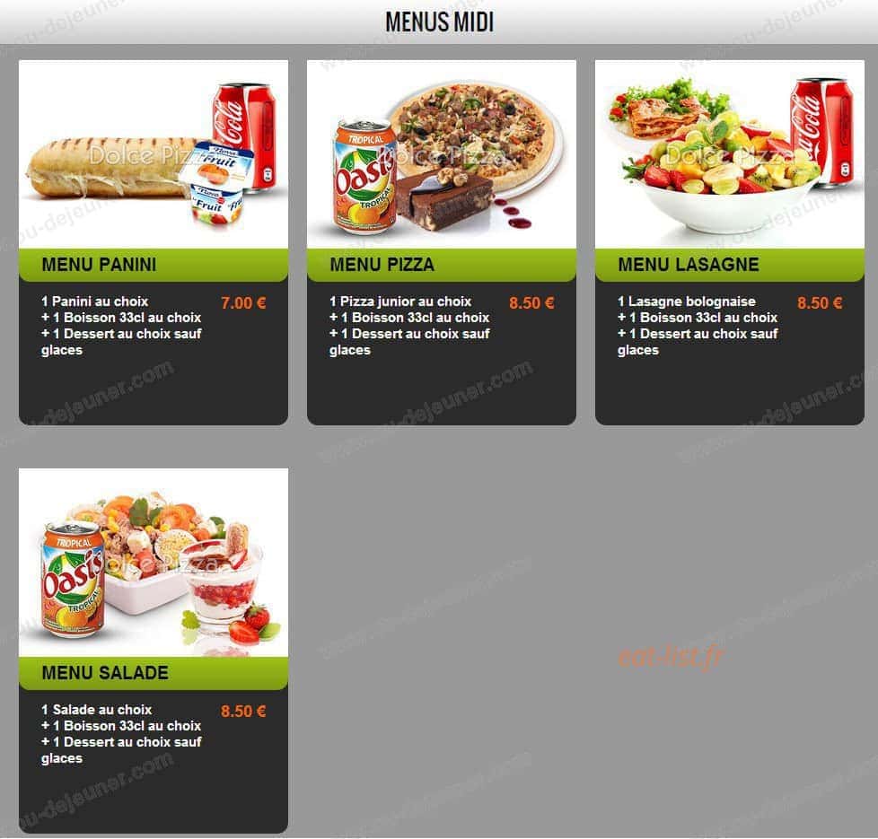 Dolce Pizza à Orsay - menu en ligne