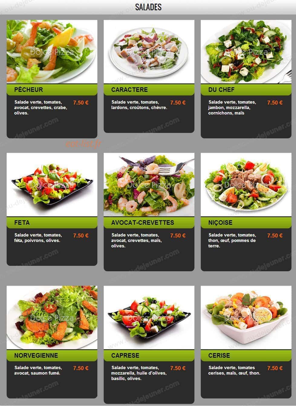 Dolce Pizza à Orsay - menu en ligne