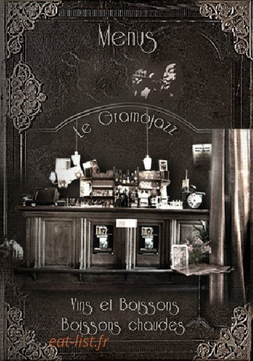 Le Gramophone à Orsay - menu et photos