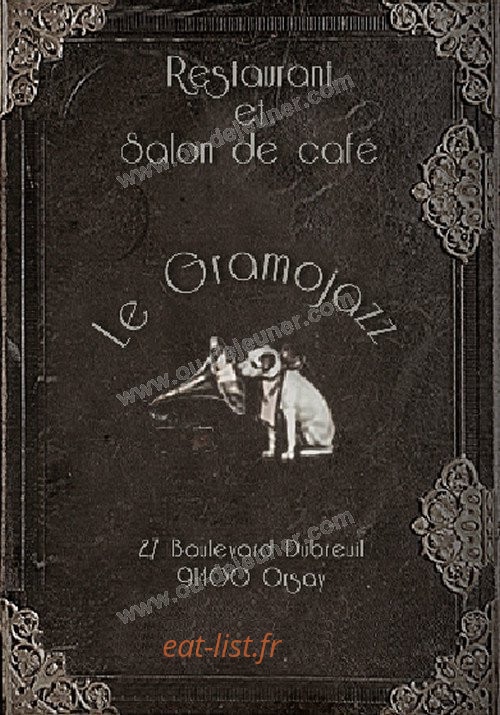 Le Gramophone à Orsay - menu et photos
