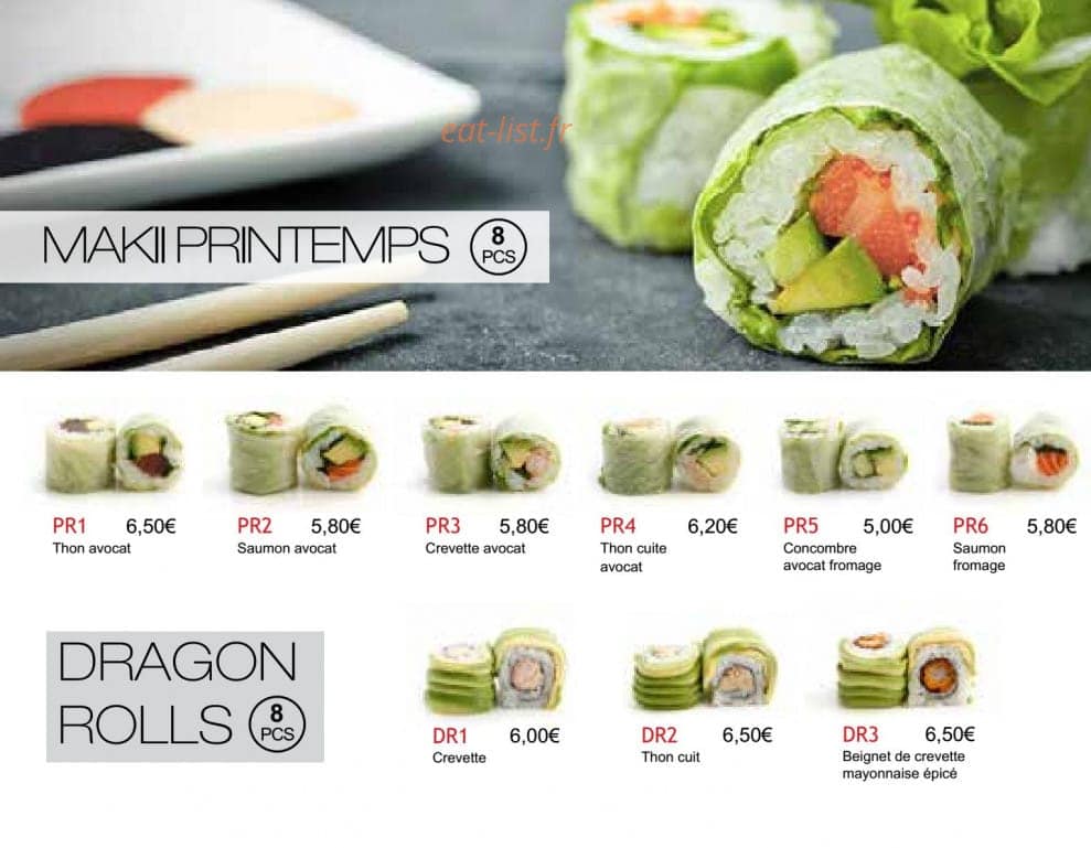 Sushi Bento Express à Sainte Genevieve des Bois - menu et photos