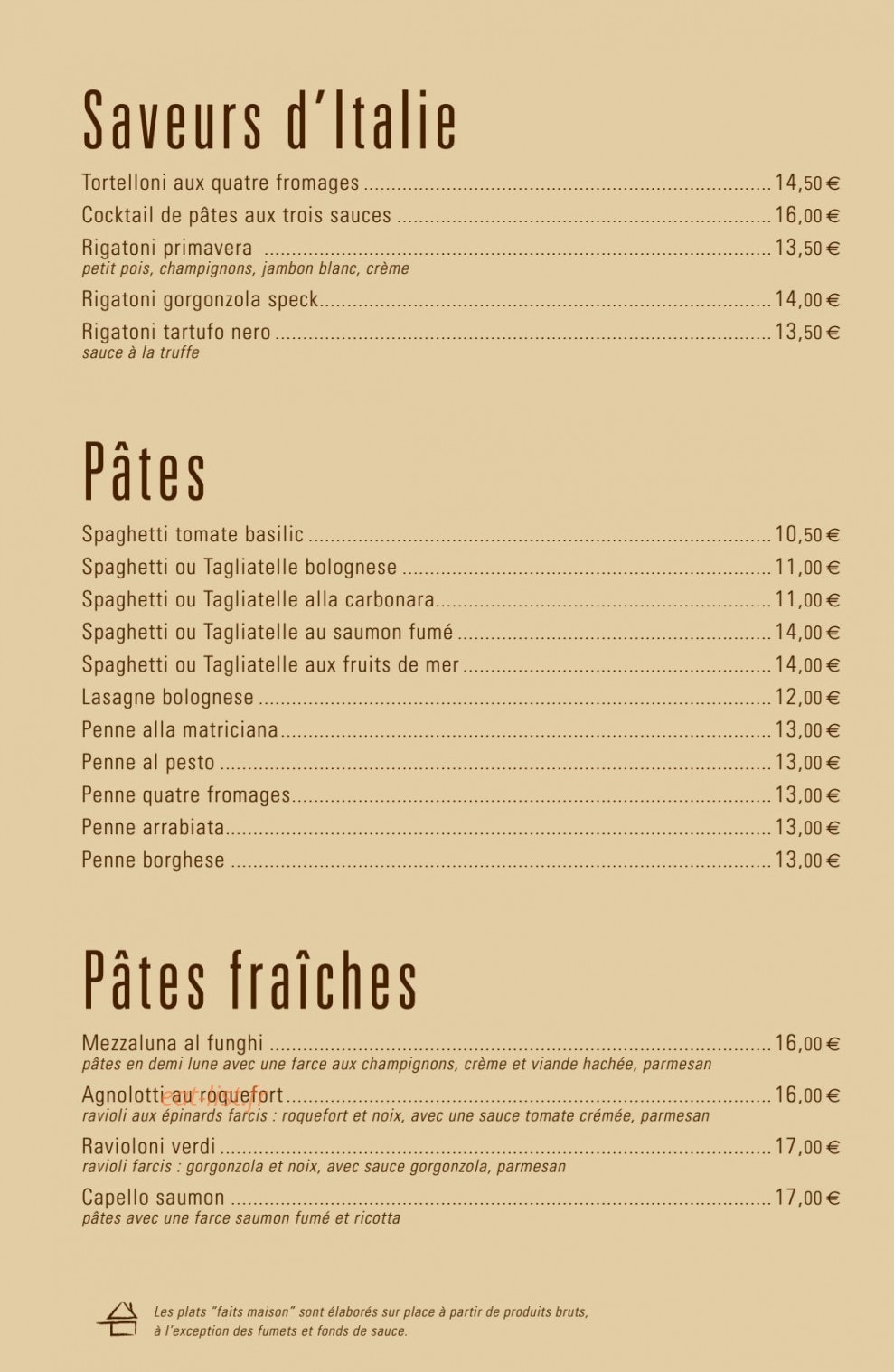 Paparotti à Boulogne Billancourt - menu et photos