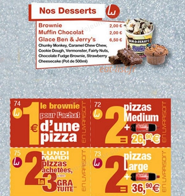 Pizza West à Clamart - menu et photos