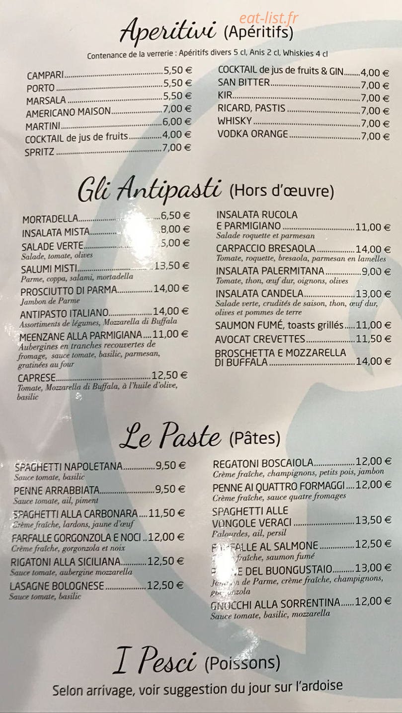 La candela à Sevres - menu et photos
