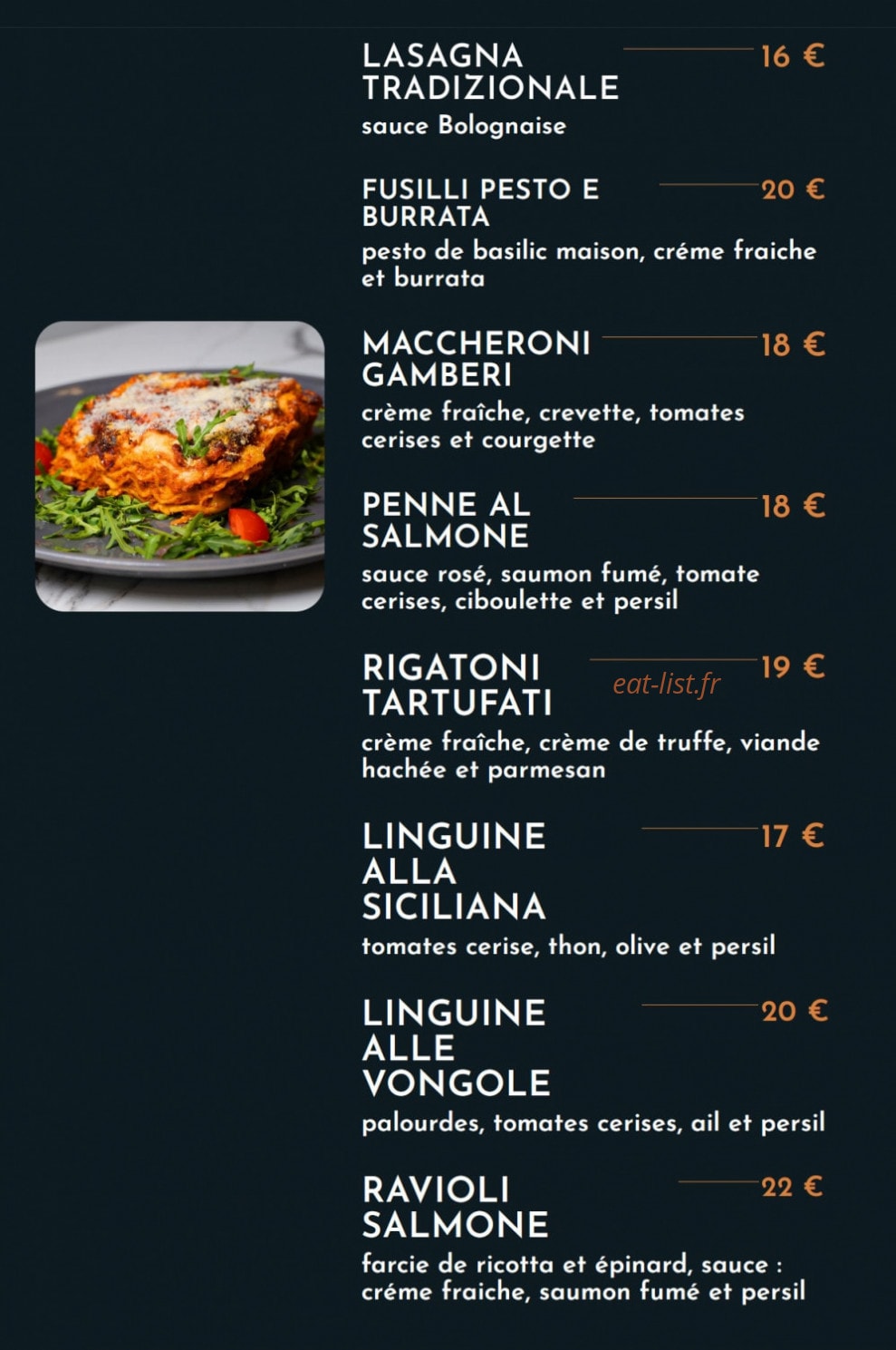 Italian Kitchen à Bagnolet - menu et photos