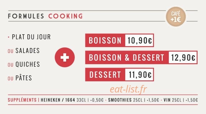 Cooking Cuisine Maison à La Plaine Saint Denis - menu et photos