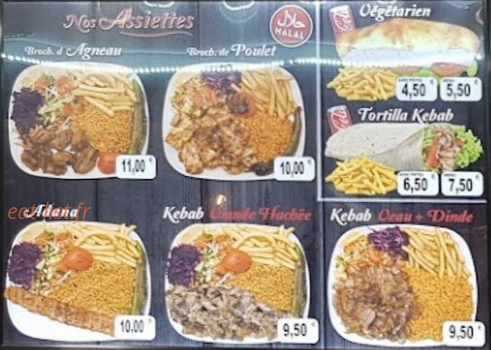Marmara à Saint-Denis - menu et photos