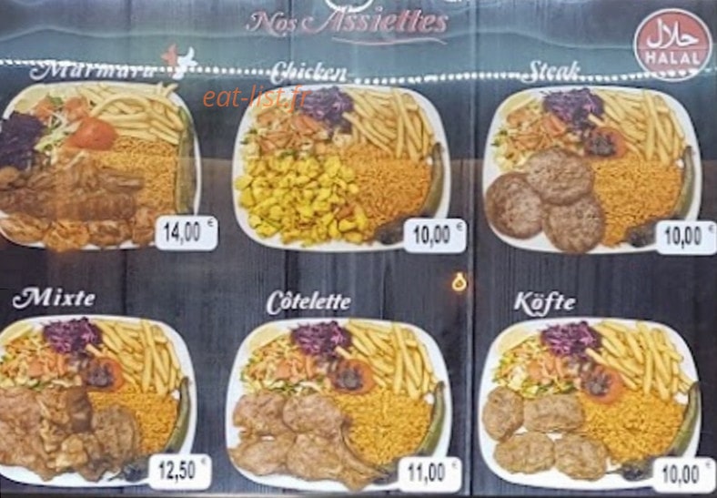 Marmara à Saint-Denis - menu et photos