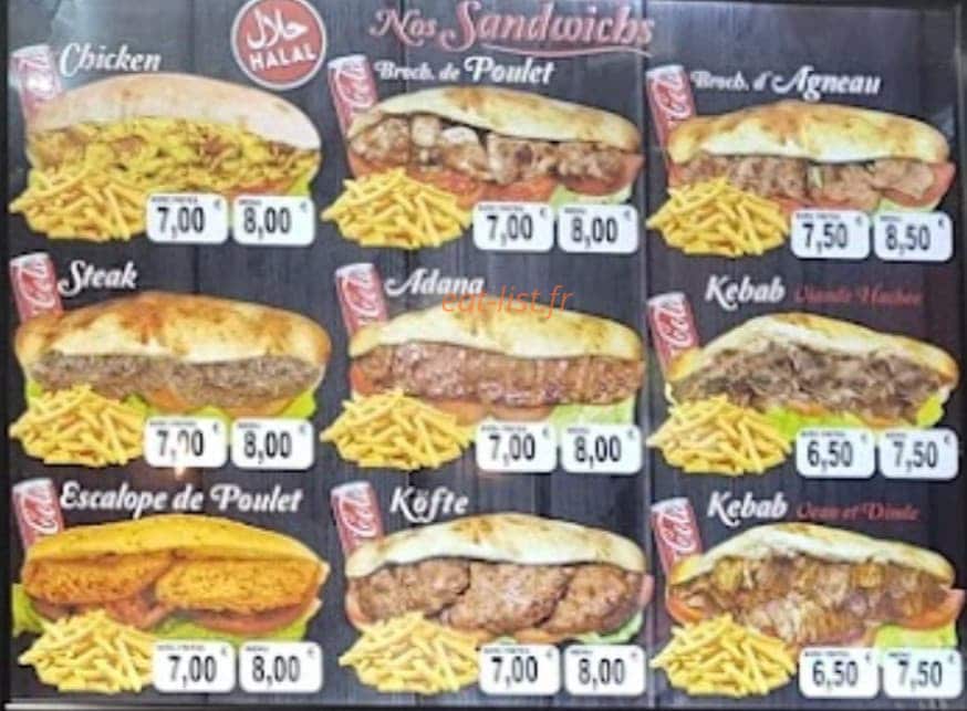 Marmara à Saint-Denis - menu et photos