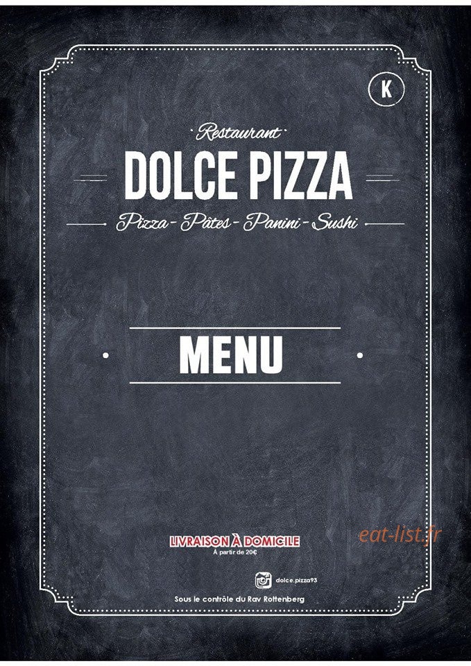 Dolce Pizza à Le Raincy - menu et photos
