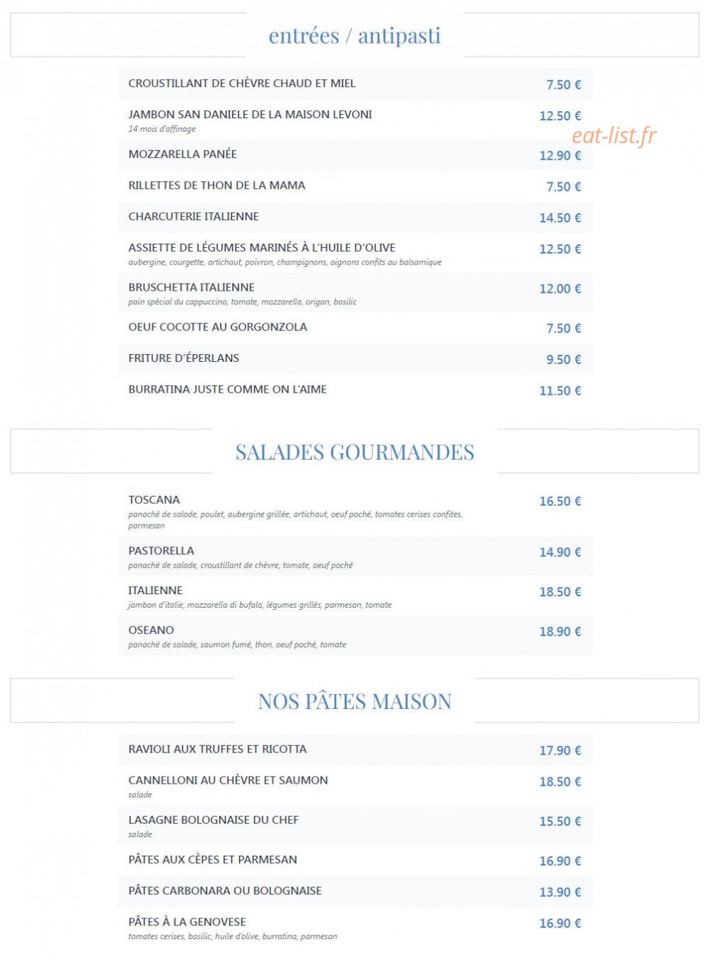 Il Cappuccino à Gournay sur Marne - menu et photos