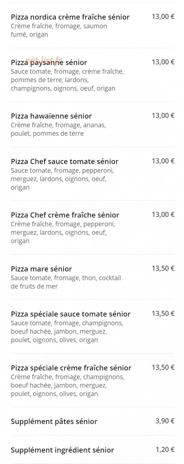 Le Mirage à Drancy - menu et photos