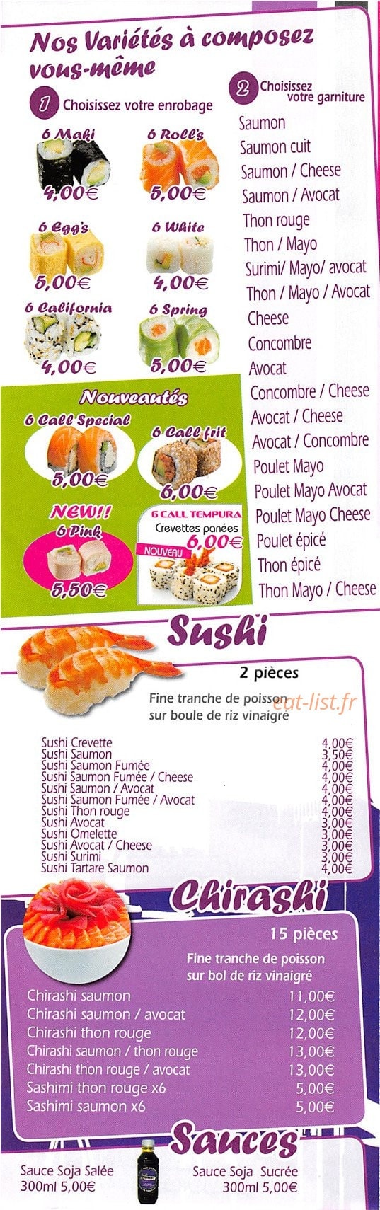 Sushi Street à Drancy - menu et photos