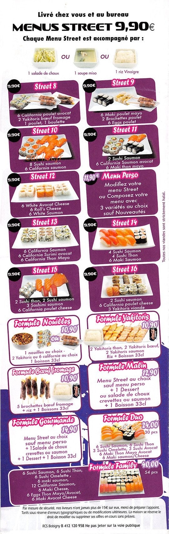 Sushi Street à Drancy - menu et photos