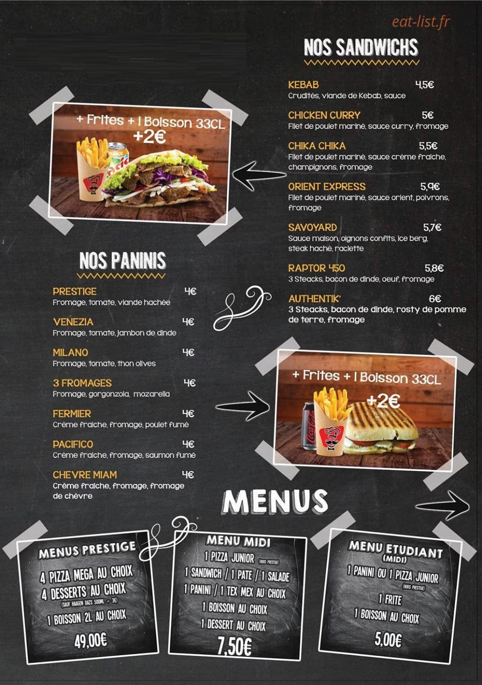 Prestige pizza à Saint Maur Des Fosses - menu et photo