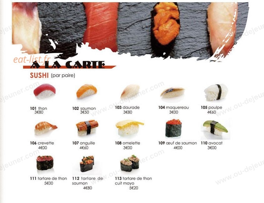 So sushi à La Varenne Saint Hilaire - menu et photos