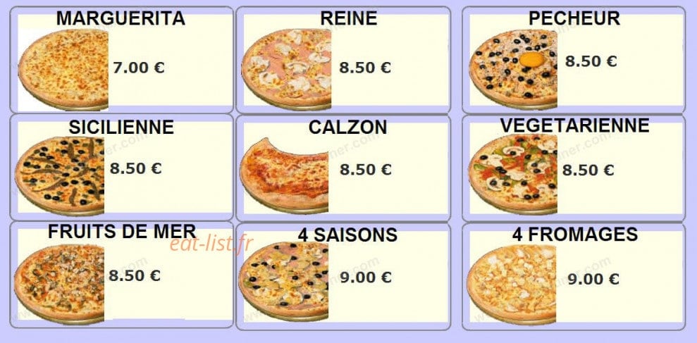 Dolce pizza à Sarcelles - menu et photos