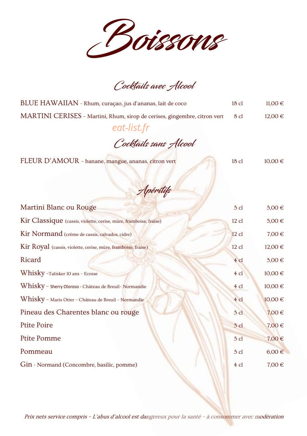 Le Lili Crochet à Saint Leu La Foret - menu et photos