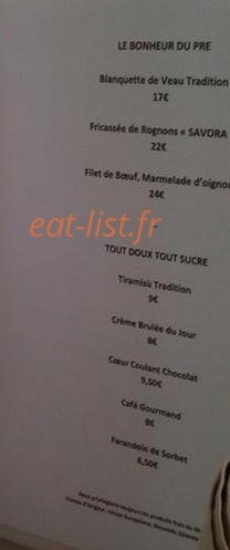 Au Pain De Sucre à Fort De France - menu et photos