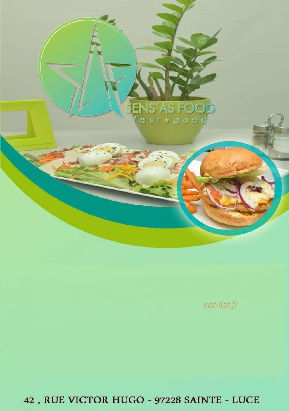 Sens'AS food Fast Good à Sainte Luce - menu et photos