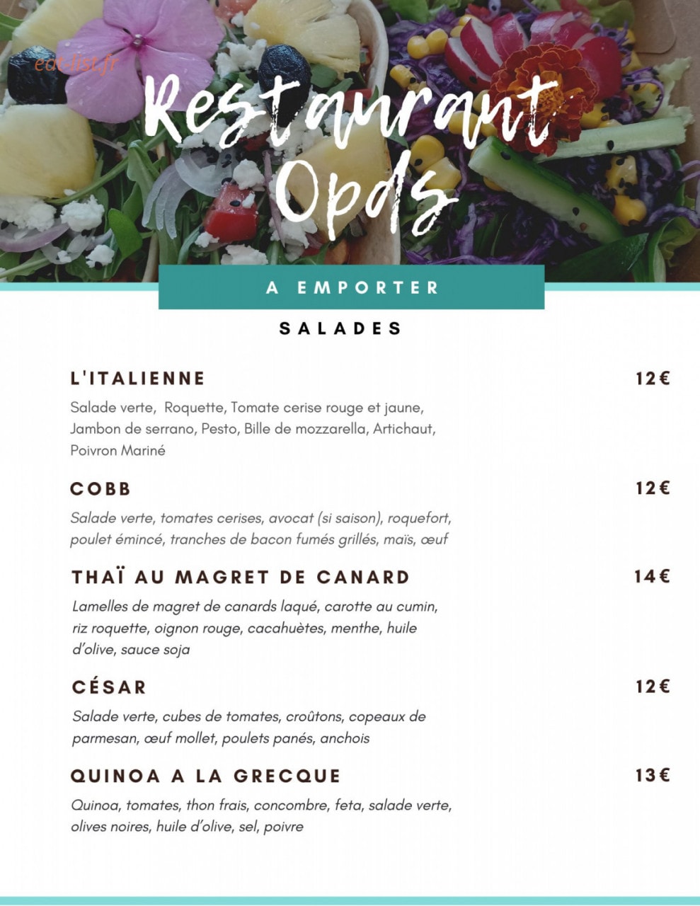 Ô Pavillon des Saveurs à Les Avirons - menu et photos