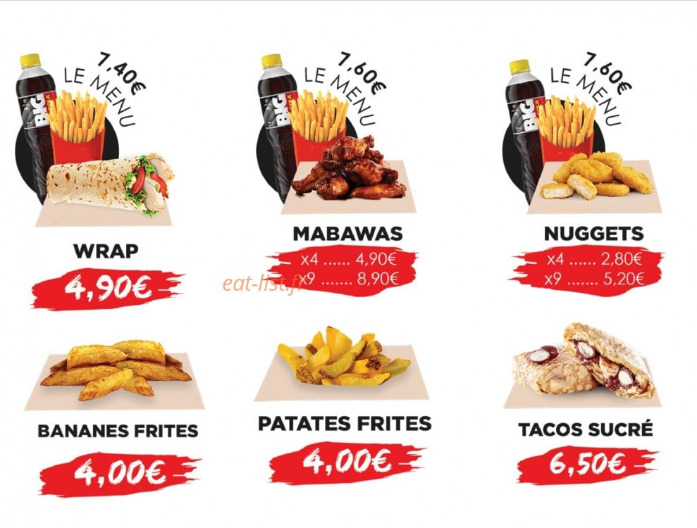 La Zone à Saint Louis - menu et photos