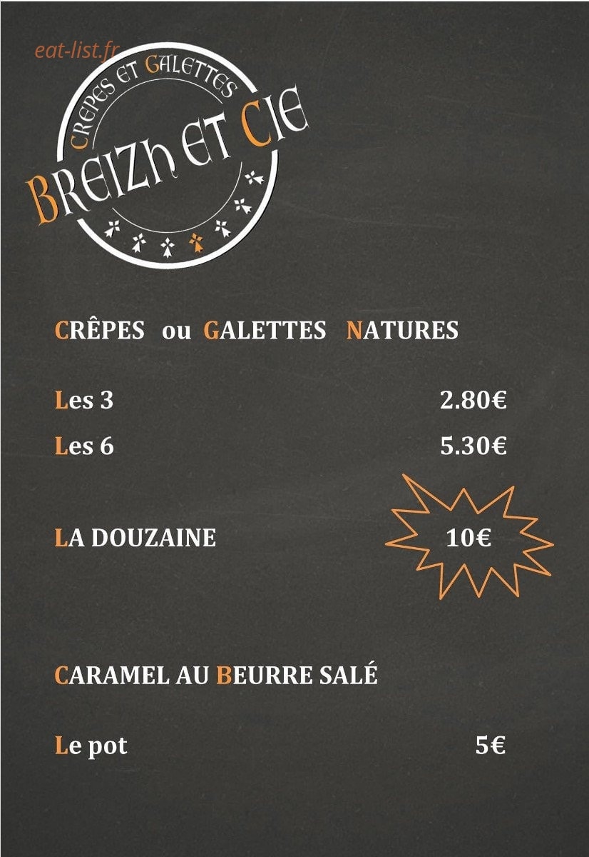 Breizh et Cie à Mont Saint Aignan - menu et photos