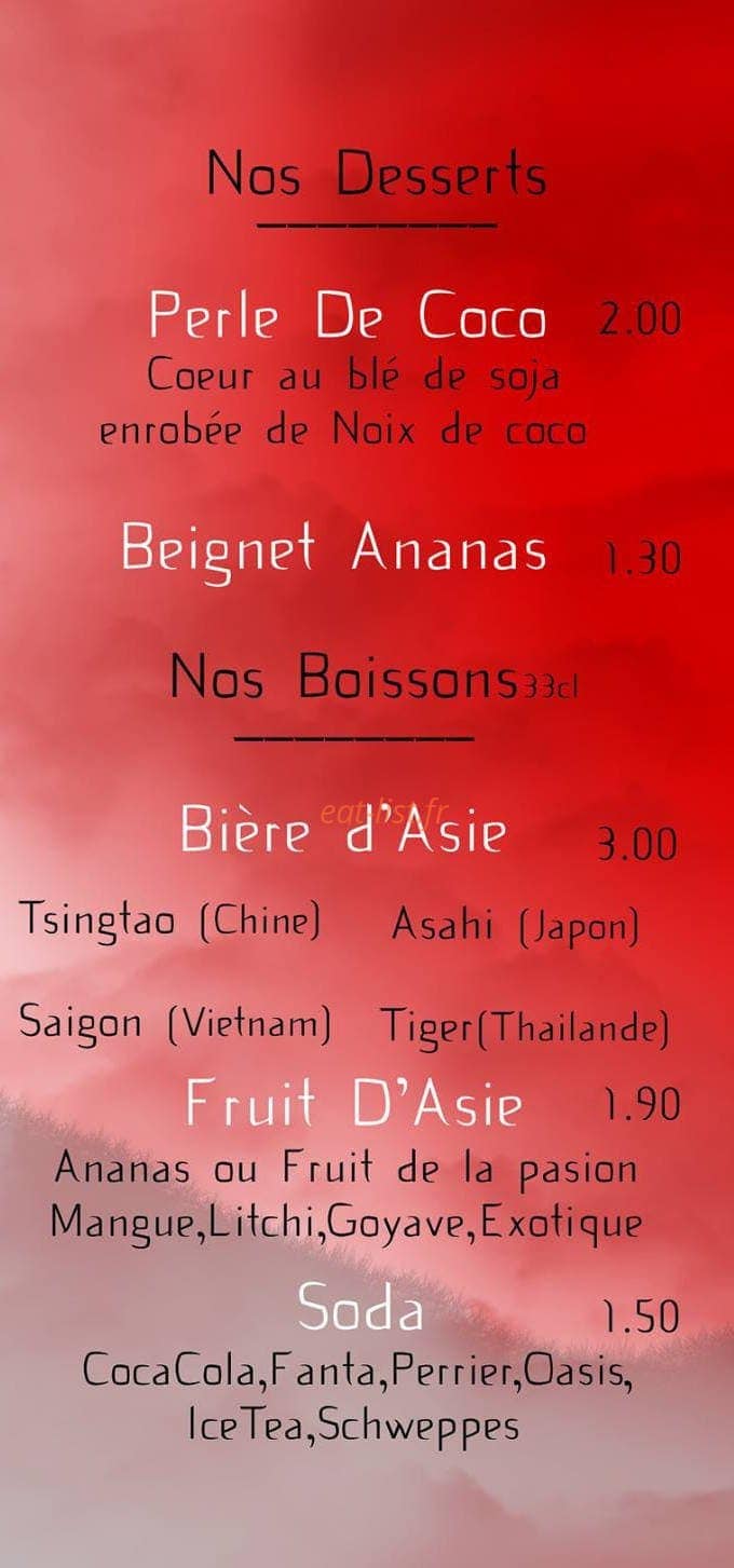 Cùu Long à Beziers - menu et photos