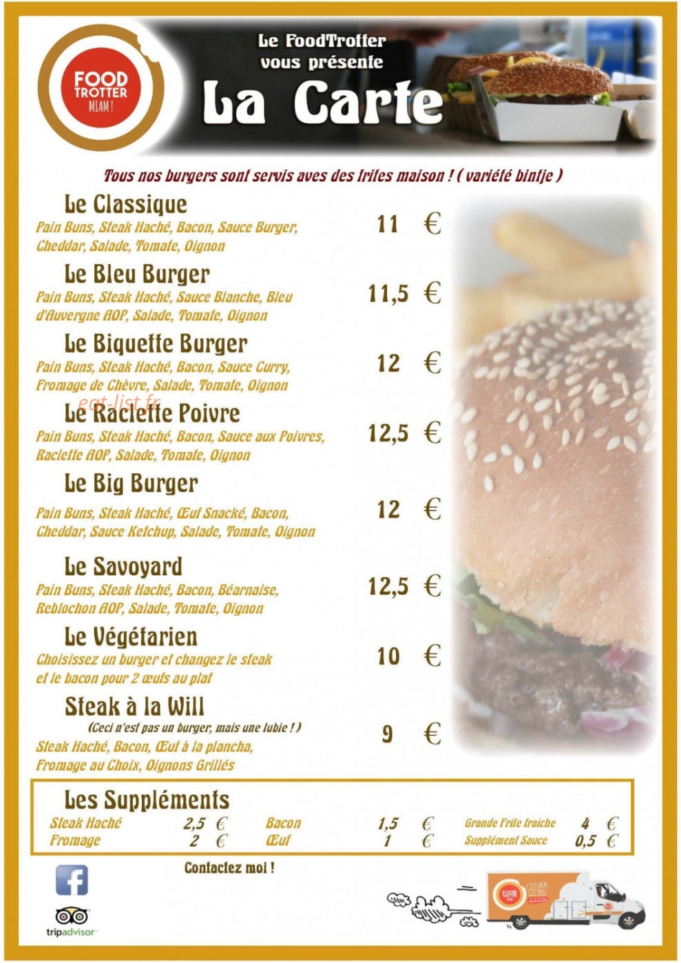 Food Trotter - Food Truck à Chauray - menu et photos