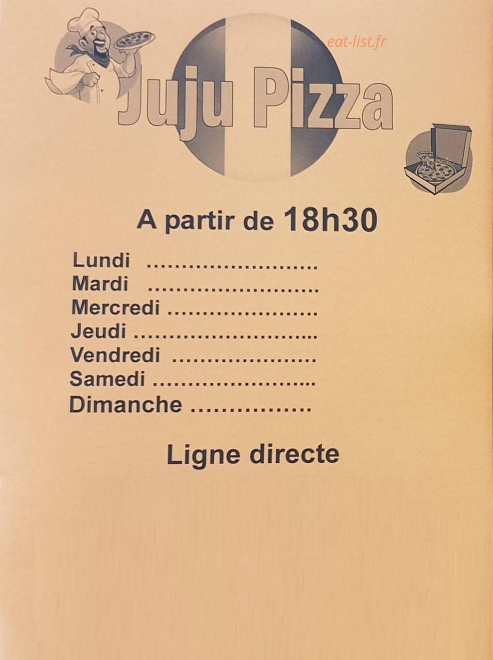 Juju Pizza - Food Truck à Berville Sur Mer, Marais Vernier, Bouquelon ...