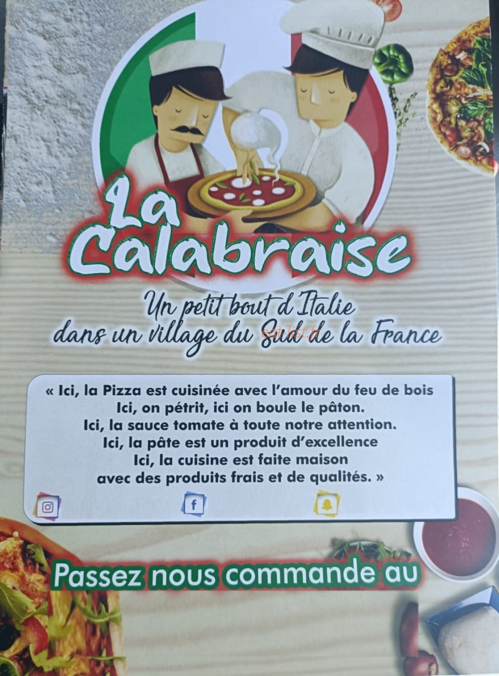 La calabraise 34 - Food Truck à Saint Andre De Sangonis - menu et photos