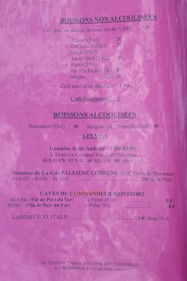 La cigale provençale - Food Truck à Correns - menu et photos
