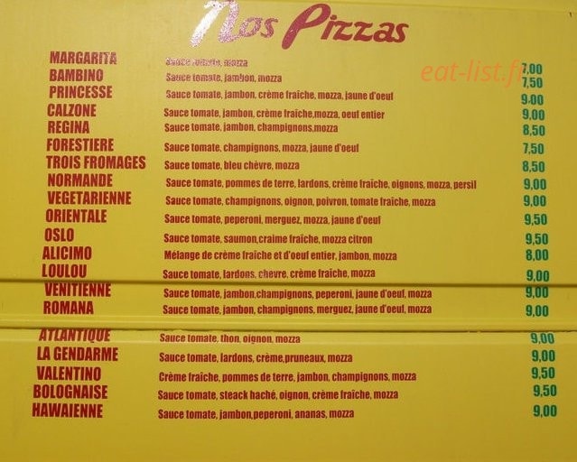 René Pizza à Evreux - menu et photos