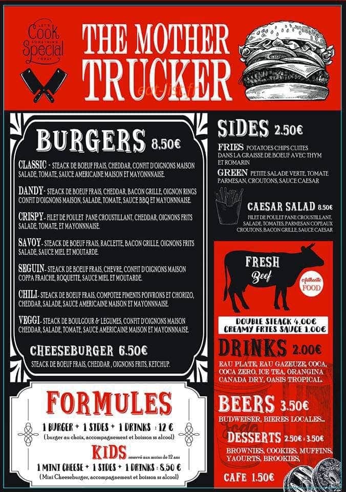 The Mother Trucker - Food Truck à Nice, Valbonne, Carros - menu et photos