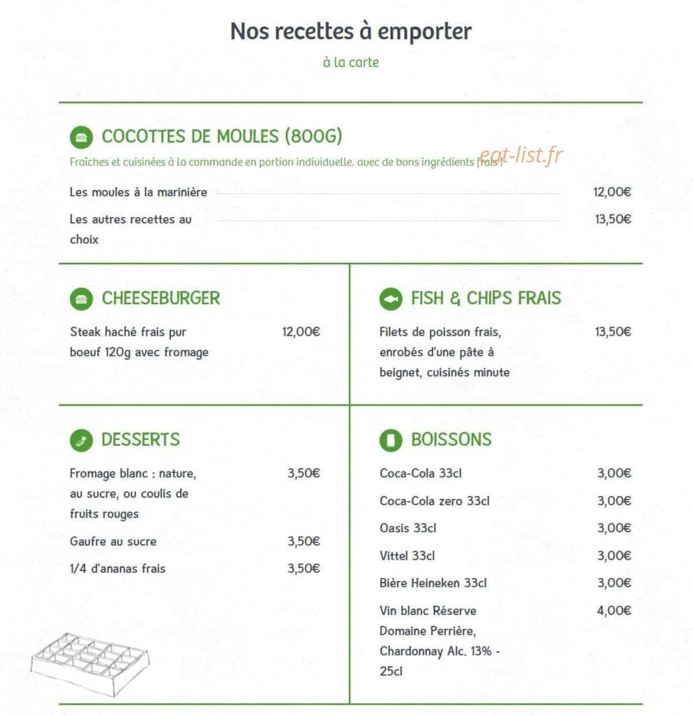 Léon de Bruxelles à Paris 14 - menu et photos