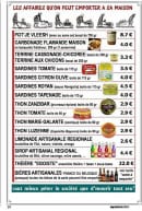 La cervoise tiède à Benifontaine - menu et photos