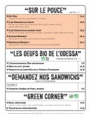 Café Odessa à Paris 14 - menu et photos