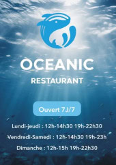 Oceanic à Merignac - menu et photos
