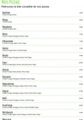 Pizza Baldi à Baud - menu en ligne