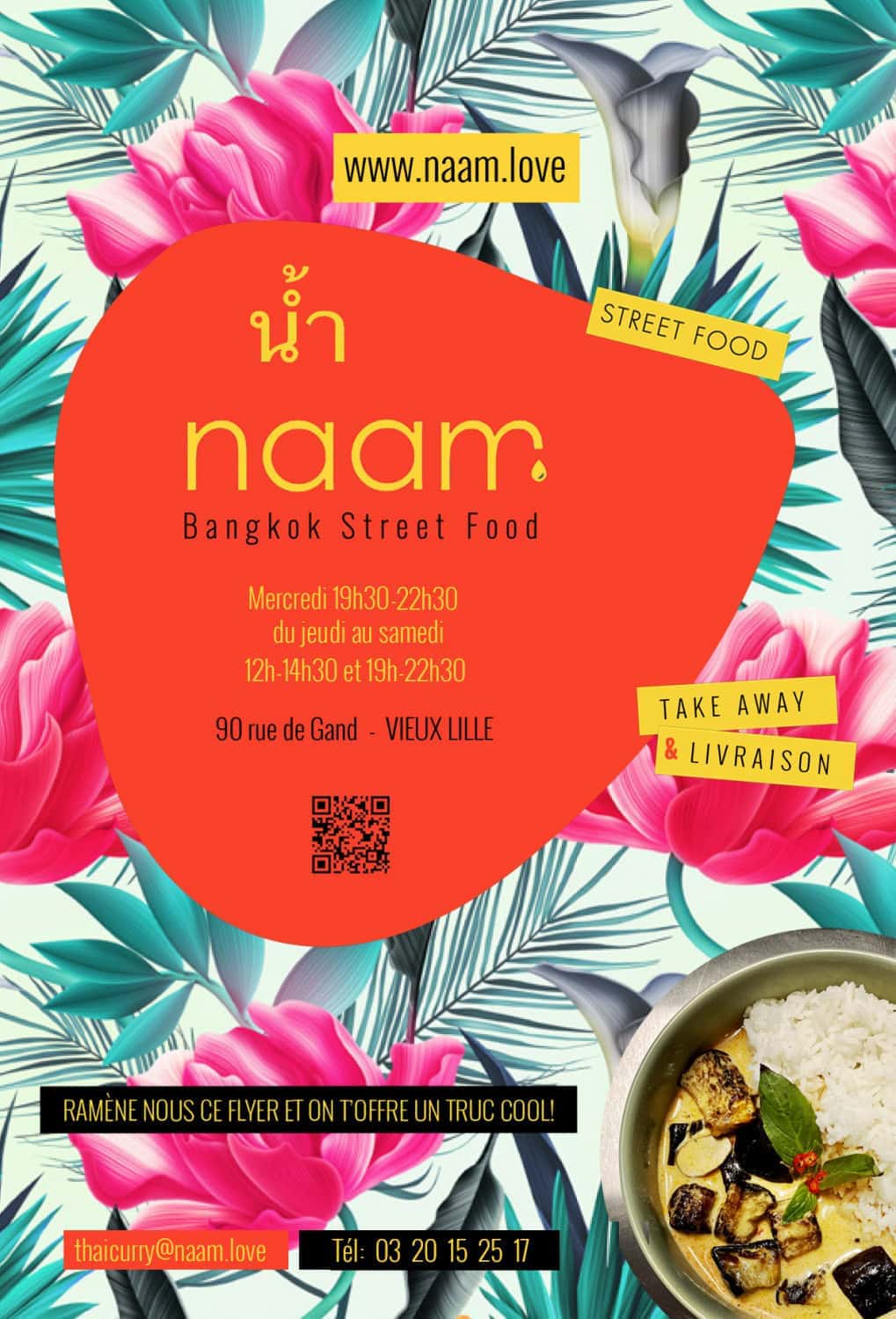 Naam à Lille - menu et photos