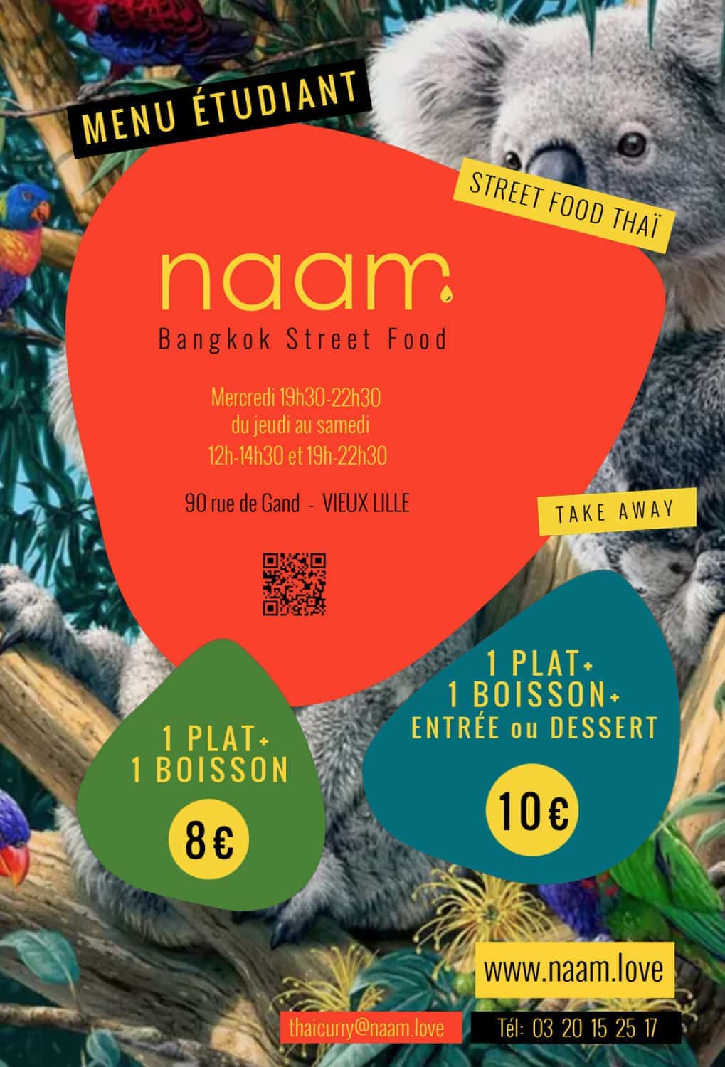 Naam à Lille - menu et photos