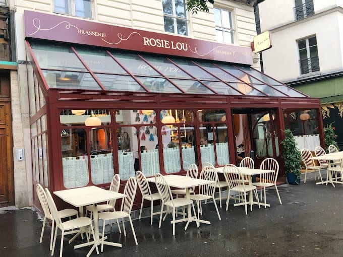 Rosie Lou à Paris 2 - menu et photos