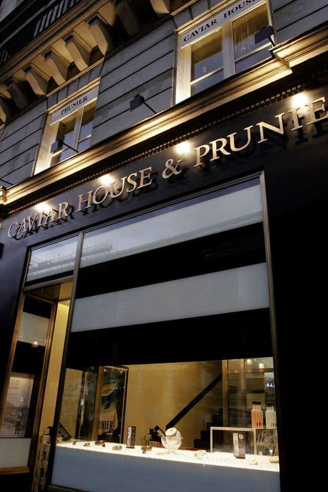 Caviar House & Prunier à Paris 8 - menu et photos