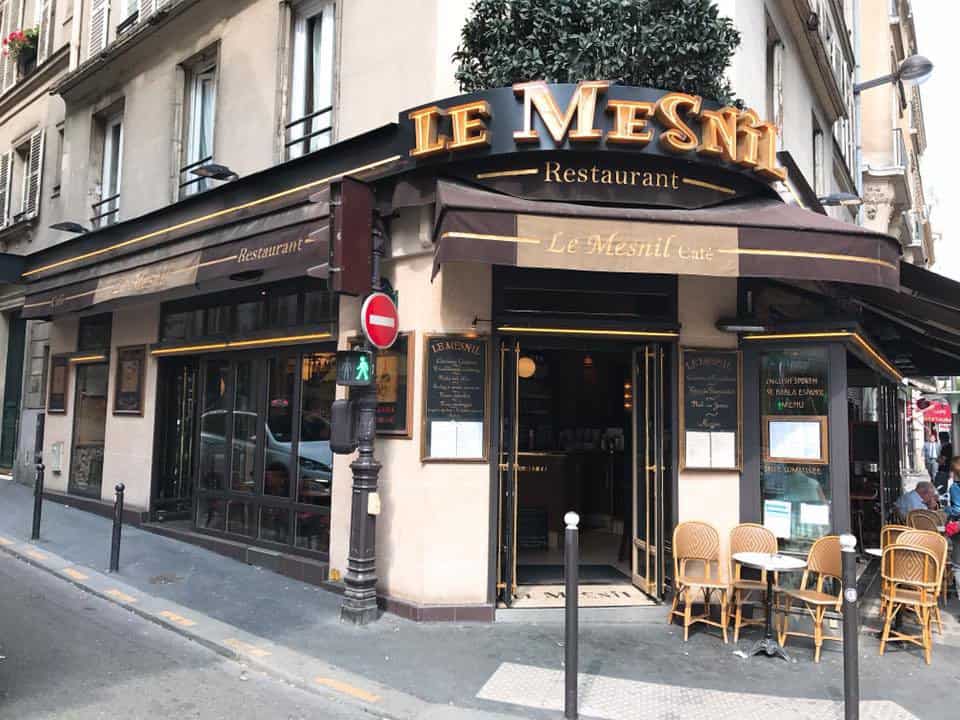 Le Mesnil à Paris 8 - menu et photos