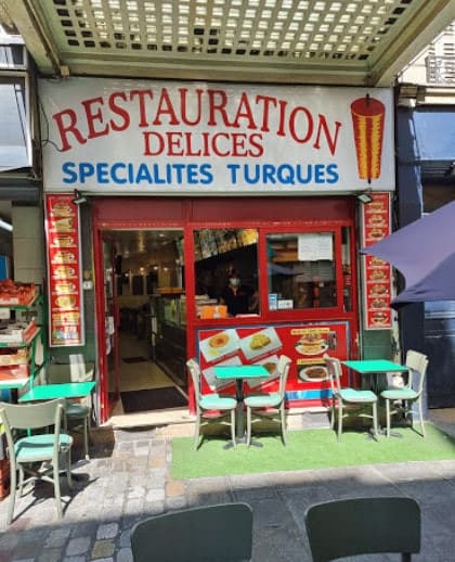 Restauration Délice à Paris 10 - menu et photos